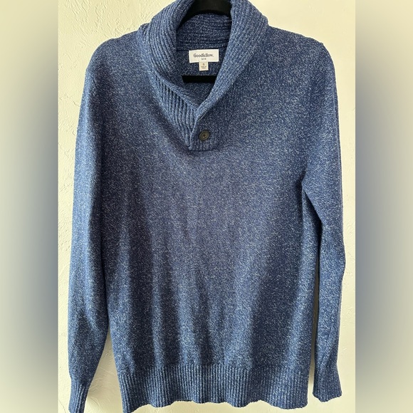 Goodfellow & Co | Sweaters | Goodfellow Co Target Mens Blue Shawl ...